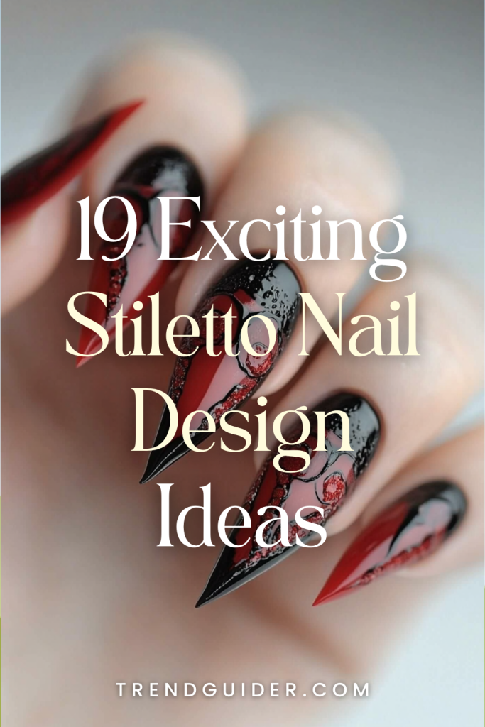 25+ Stylish Stiletto Nail Design Ideas for 2025 – Trend Guider